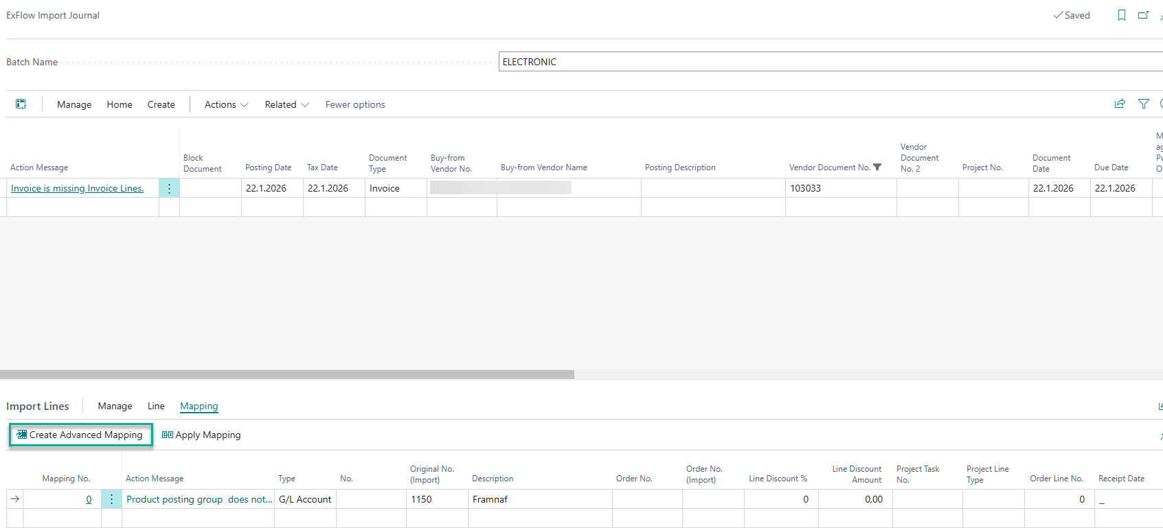 Advanced Mapping - Tegra ExFlow